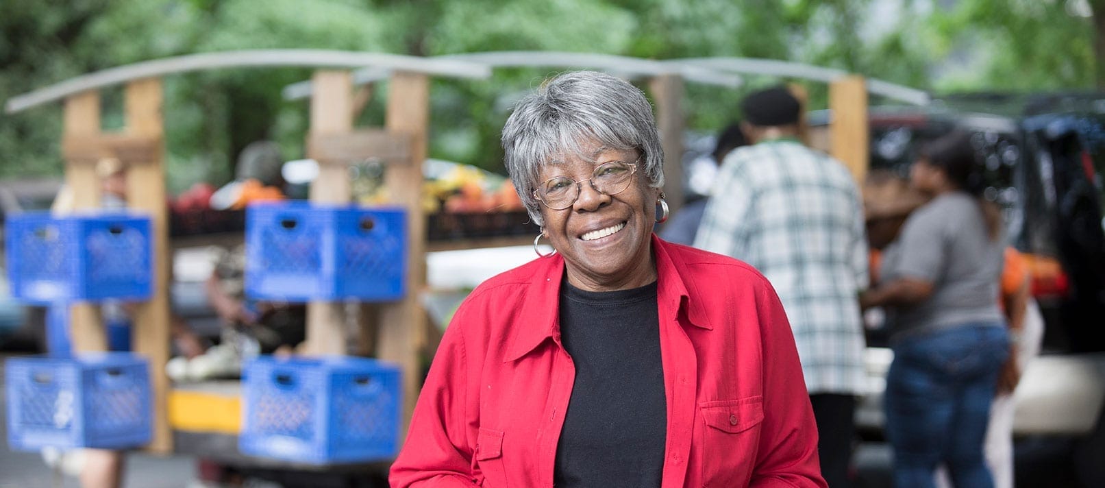 Happy Residents at Asbury Harris Epworth Towers - Wesley Woods